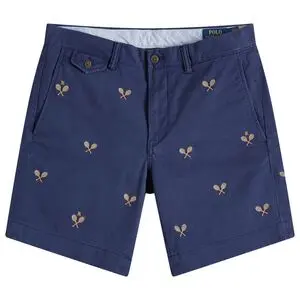 Polo Ralph Lauren Bedford Embroidered Racquet Shorts - Newport Navy W/tennis Rcqt Aoe