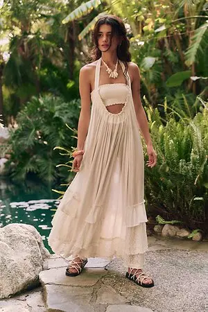 Free People Kauri Maxi Dress - Ivory