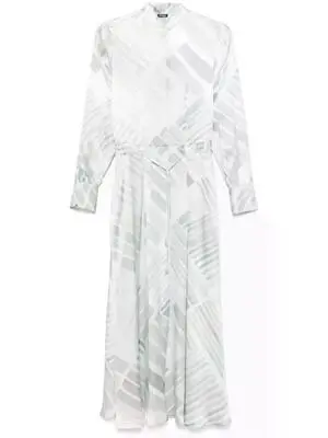 Kiton Abstract-print Maxi Dress