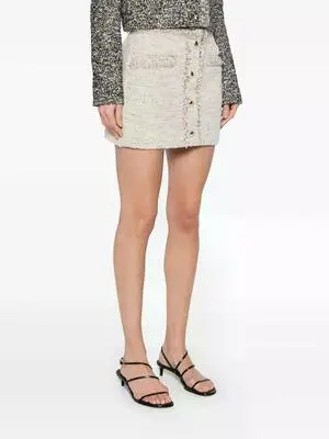 Isabel Marant Étoile Gleny Mini Skirt - Neutrals