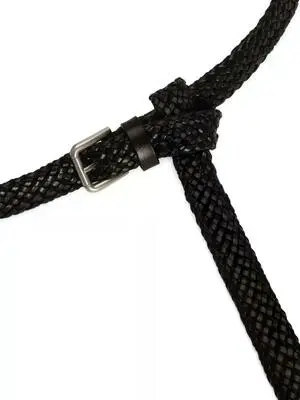 Dolce & Gabbana Braided Belt - Black