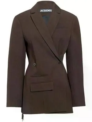 Jacquemus The Tibau Blazer - Brown