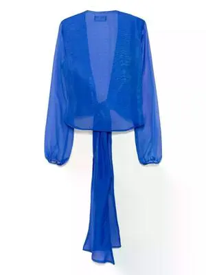 Chiara Boni La Petite Robe Takao Blouse - Blue