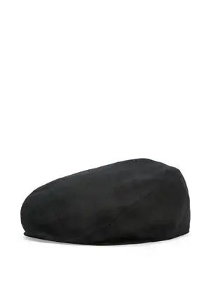 Dolce & Gabbana Linen Flat Cap - Black