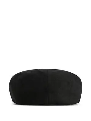 Dolce & Gabbana Linen Flat Cap - Black