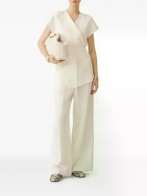 Fabiana Filippi Wrap-style Blouse - White