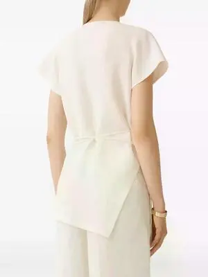 Fabiana Filippi Wrap-style Blouse - White