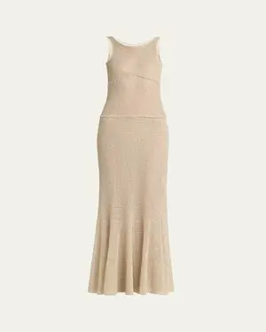 Giorgio Armani Metallic Backless Gown