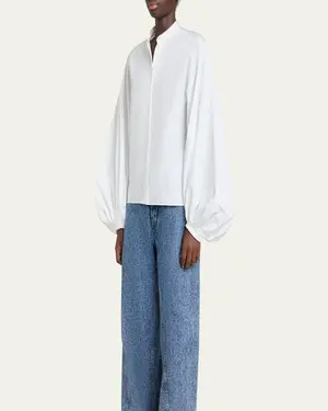 Alaïa Puff Sleeve Blouse
