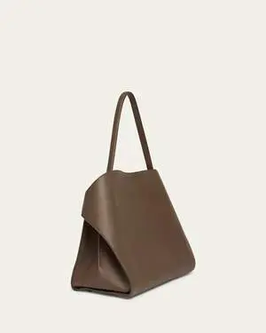 FERRAGAMO Large Hug Shoulder Bag - Clay
