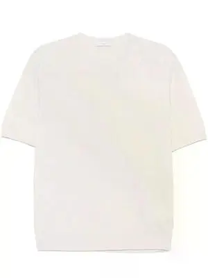Boglioli Ribbed-knit T-shirt - Neutrals