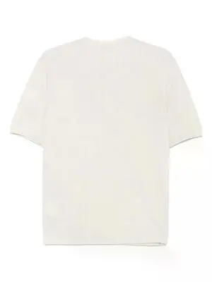 Boglioli Ribbed-knit T-shirt - Neutrals