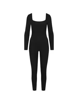 MAISON CLOSE Nuit Infinie Open-back Jumpsuit - Black