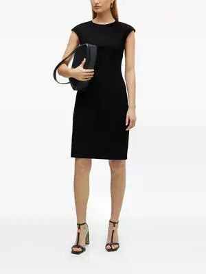 BOSS Virgin Wool Knee-length Dress