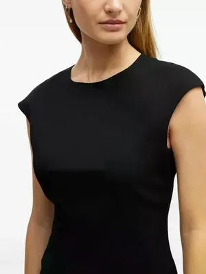 BOSS Virgin Wool Knee-length Dress