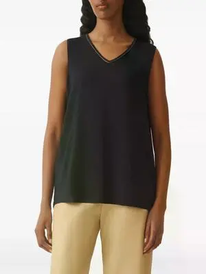 Fabiana Filippi Beaded Trim Vest