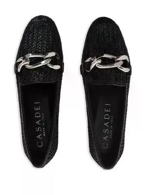 Casadei Chain-link Detail Loafers