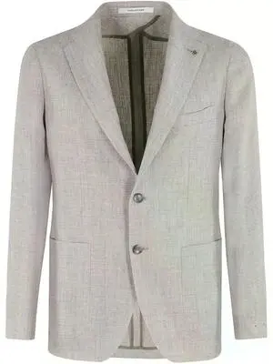 Tagliatore Brooch-detail Blazer - Neutrals