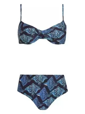 LYGIA & NANNY Veronica Bikini Set - Blue