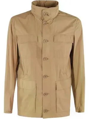 Herno Crease-effect Field Jacket - Neutrals