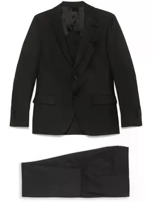 LARDINI Wool Suit - Black