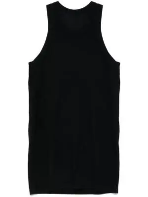 Frenckenberger Fine-knit Tank Top - Black