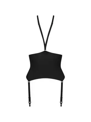 MAISON CLOSE Suspenders-detail Garter - Black