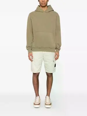 Stone Island Cotton Cargo Shorts - Neutrals