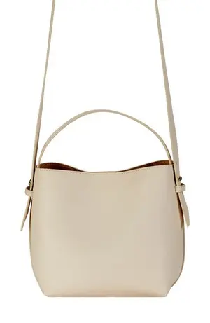 Gigi New York Selena Bucket Bag - Ivory