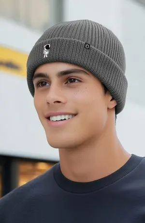 DALIX Astronaut Beanie - Asphalt Gray