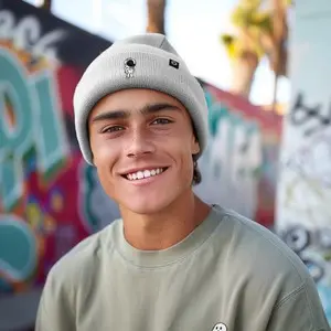 DALIX Astronaut Beanie - Light Gray