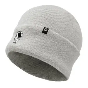 DALIX Astronaut Beanie - Light Gray