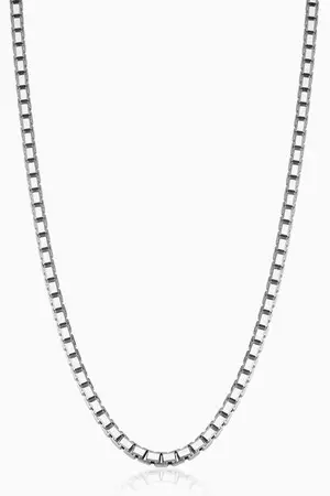 ORADINA The Edge Bold Box Chain - Silver