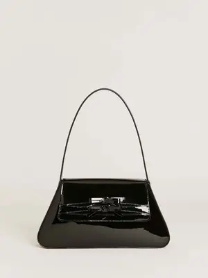 REFORMATION Noreen Patent Shoulder Bag