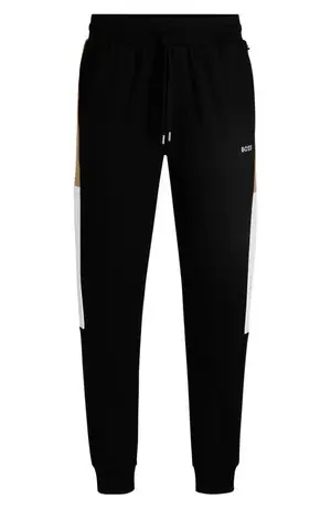 BOSS Iconic Cotton Joggers - Black