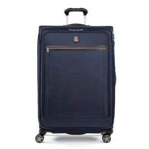 TRAVELPRO Platinum Elite Softside Expandable Checked Spinner Luggage - True Navy Blue