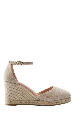 VISCATA Estartit Canvas Espadrille Wedges - Olive