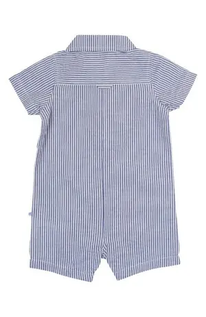 RUGGEDBUTTS Classic Seersucker Cotton Romper