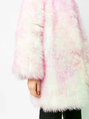 Lanificio Becagli Faux-fur Long-sleeve Coat