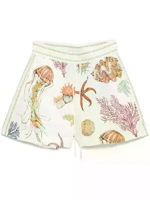 ALEMAIS Sea Printed Shorts