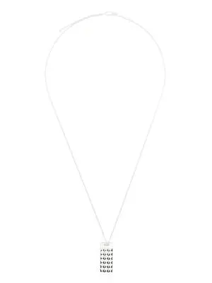 Le Gramme Pyramid-pendant Necklace - Silver