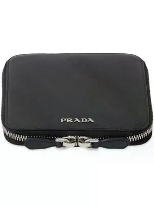Prada Saffiano Leather Tic-tac-toe Set - Black