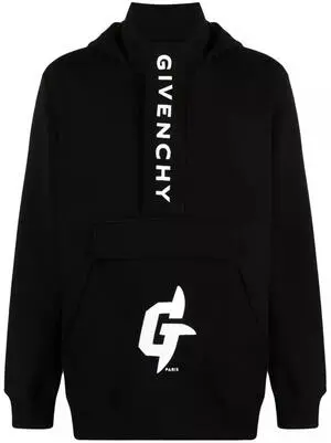 Givenchy Logo Cotton Hoodie