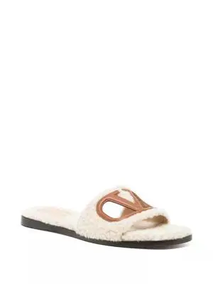 Valentino Garavani Vlogo Cut-out Slippers