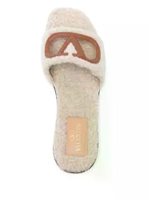 Valentino Garavani Vlogo Cut-out Slippers