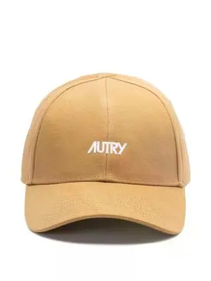 AUTRY Logo-embroidered Cap - Neutrals