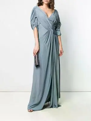 LANVIN Long Draped Dress