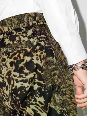 Givenchy 4g Animal-print Track Pants