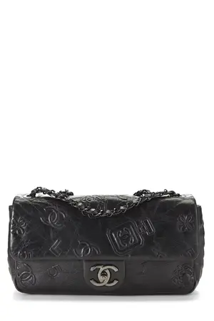 Chanel Embossed Flap Bag