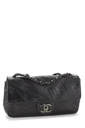 Chanel Embossed Flap Bag